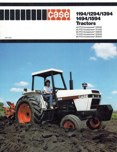 CASE 1194 1294 1394 1494 1594 TRACTORS BROCHURE | eBay