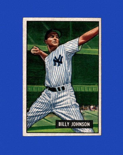 1951 Bowman Set-Break # 74 Billy Johnson VG-VGEX (crease) *GMCARDS* | eBay
