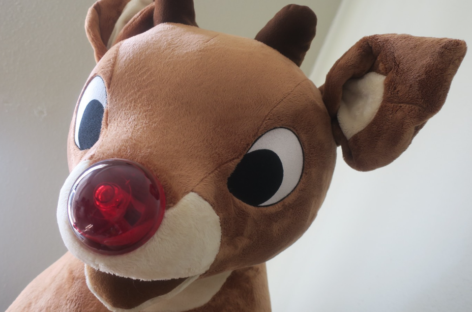 RARE 36” Jumbo Build a Bear Rudolph The Red Nose Reindeer Store Display | eBay