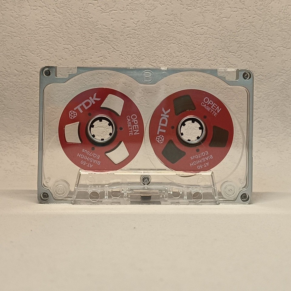 55-Minuten-Leerkassette, Doppelseitig, Kleine Offene Metallscheibe ...