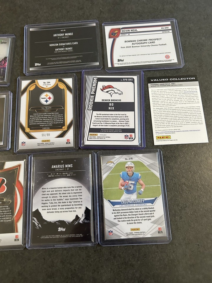 NFL Card lot Autos Parallels RC Rookies 6 Autos 14 Cards | eBay