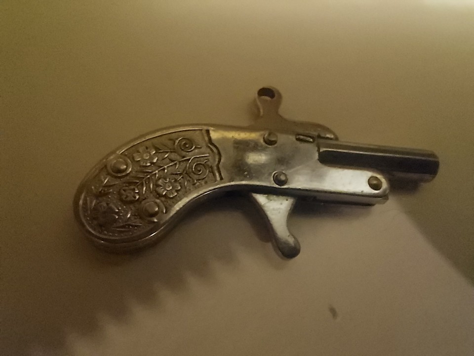 Vintage RARE Miniature Toy Cap Gun 2MM Pinfire Pistol Fob Japan | eBay