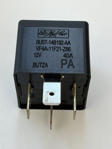 *GENUINE* FORD 4 BLADE 12V 40A RELAY BLACK BU5T 14B192 AA / VF4A-11F21 ...