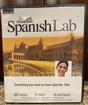 Instant Immersion Spanish Lab Complete Boxed Set Unopened With NIB with ...