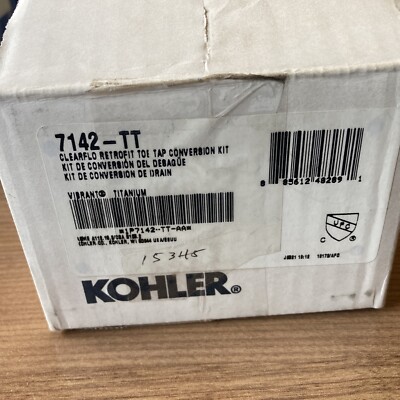 Kohler K-7142-TT Clearflo Retofit Toe Tap Conversion Kit replace ...