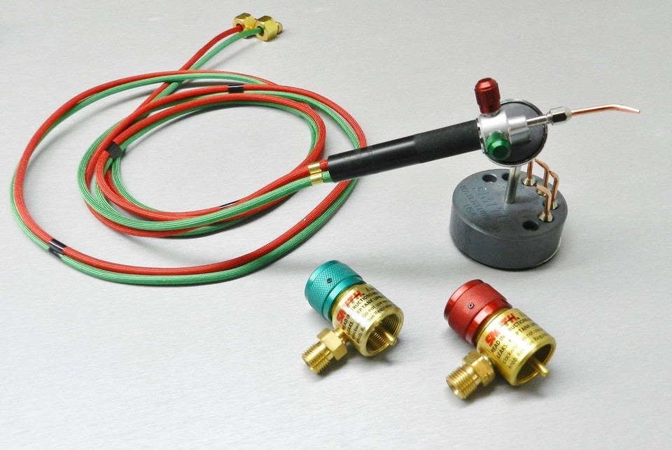 Smith Little Torch & 5Tips + Regulators & Magnetic Stand Jewelry ...