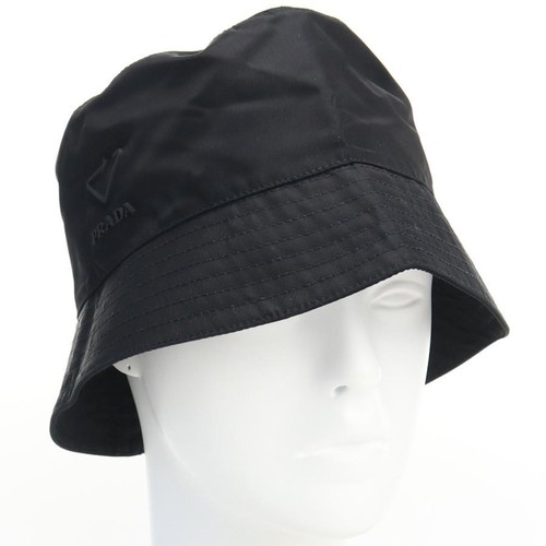 Prada Bucket Hat Polyamide Brand Black Color Polyamide Material Made in ...