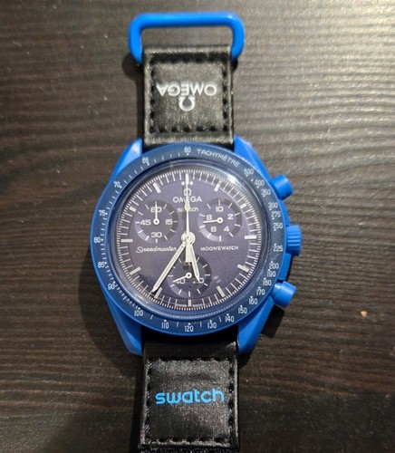 Swatch x OMEGA Bioceramic Moon watch - MISSION TO NEPTUNE | eBay