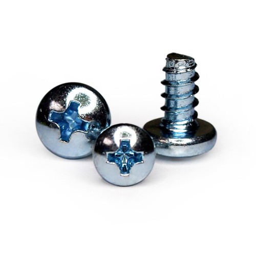 Blechschrauben Rundkopf Linsenkopf Kreuzschlitz DIN 7981 ohne Spitze Ø ...