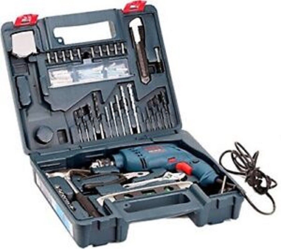 Bosch GSB 500 RE 10 mm Electric Drill Machine Power Tool Kit Bits ...