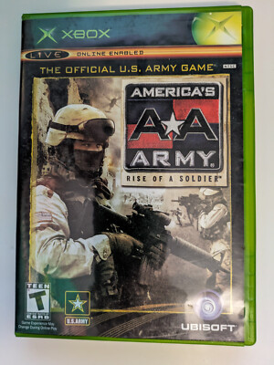 Americas Army Rise of a Soldier Microsoft Original Xbox Complete In Box ...