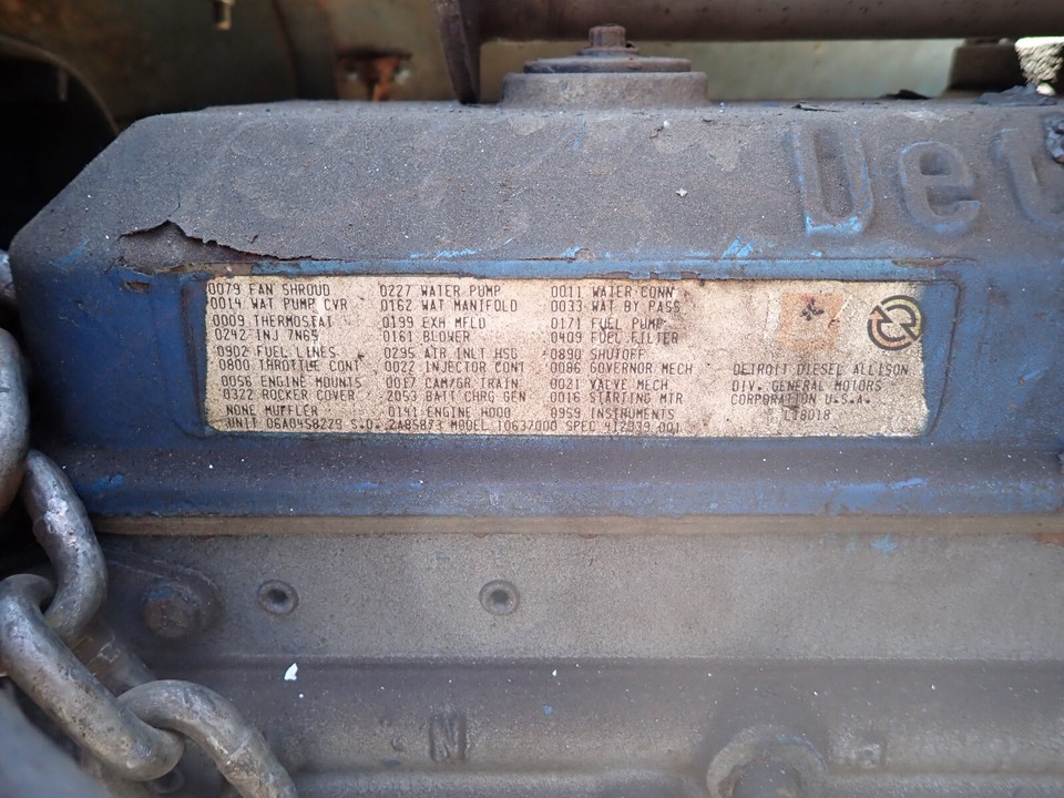 Detroit Diesel 6-71 Engine POWER UNIT! VIDEO! CLEAN RUNNER! Sawmill 671 ...