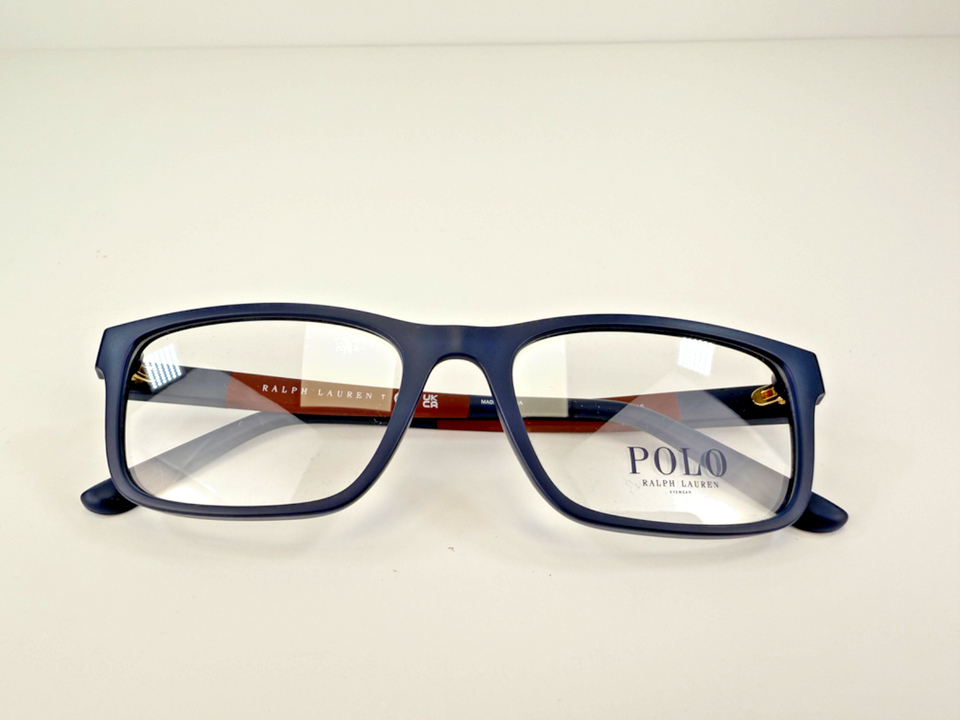 NEW Polo Ralph Lauren PH2212 5303 Matte Navy Blue Men's Eyeglasses 55 ...
