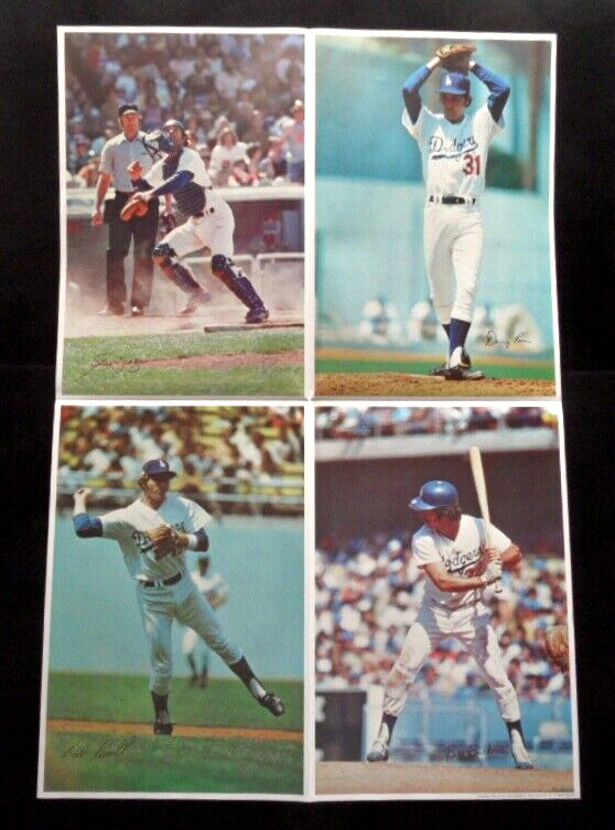 orig./MINTY!!! 1975 Los Angeles Dodgers *Poster Night* LOT X 18 ...