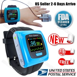 US Seller Wrist Pulse Oximeter Watch Blood Spo2 Monitor Sleep Oximetry ...