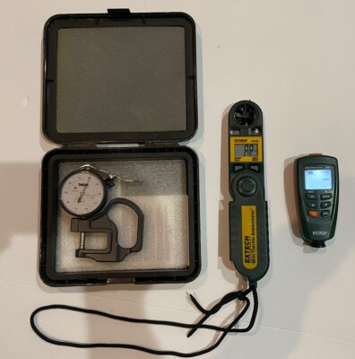 Extech CG204 Coating Thickness Tester - Testex Gauge & Extech Thermo ...