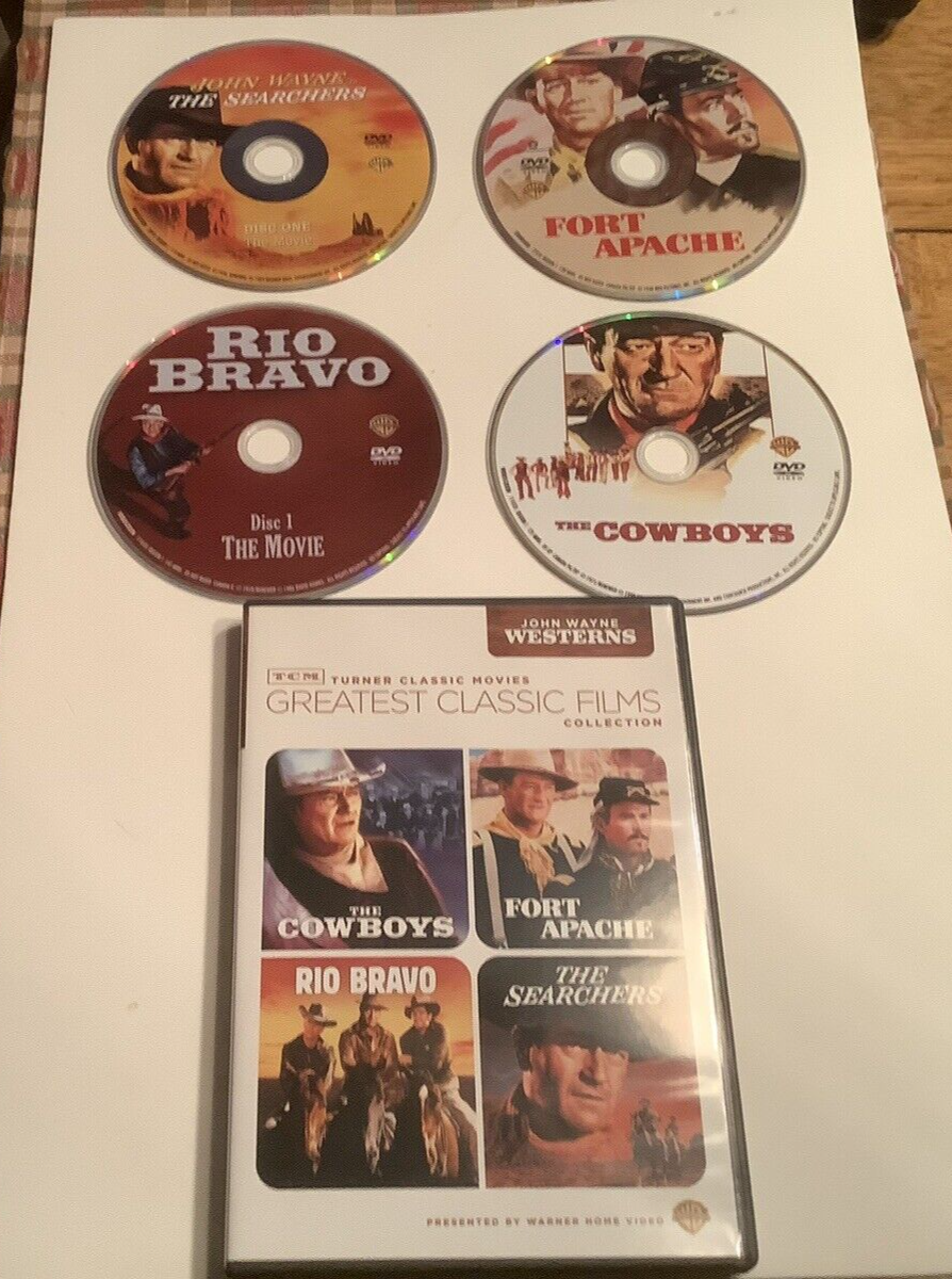 TCM Greatest Classic Films Collection: John Wayne Westerns 4 DVD Set w ...
