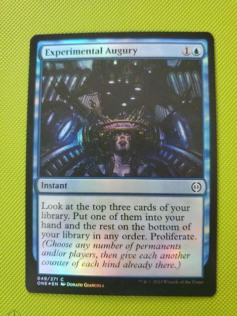 MTG Experimental Augury Phyrexia: All Will Be One 049/271 Foil Common ...