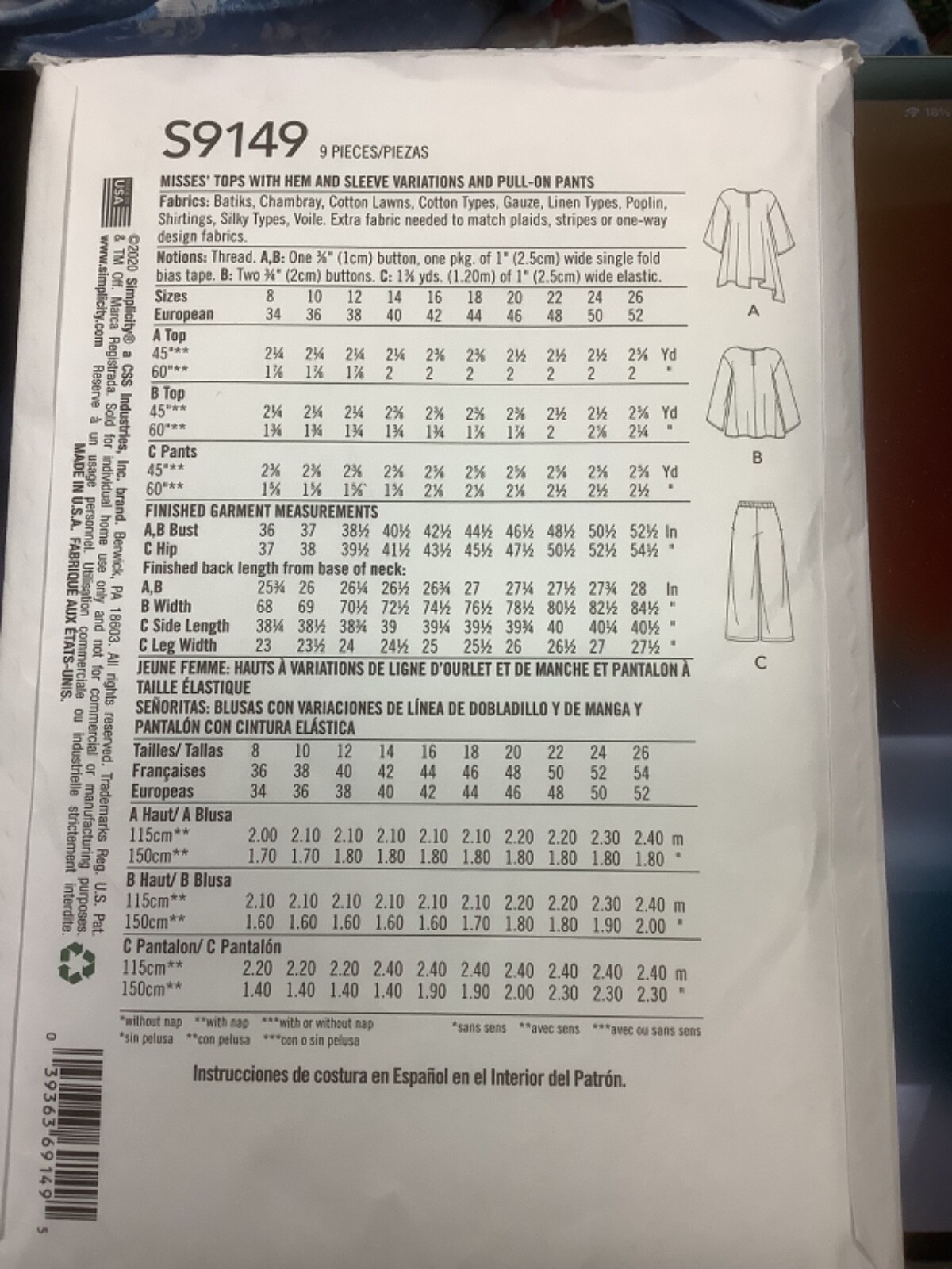 Simplicity+9149+Sewing+Pattern+Ladies+Dress+14-20 for sale online | eBay