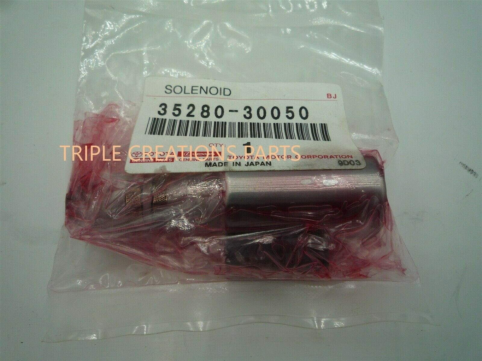 3528030050 GENUINE Toyota SOLENOID ASSY LOCK UP CONTROL 35280-30050 OEM ...