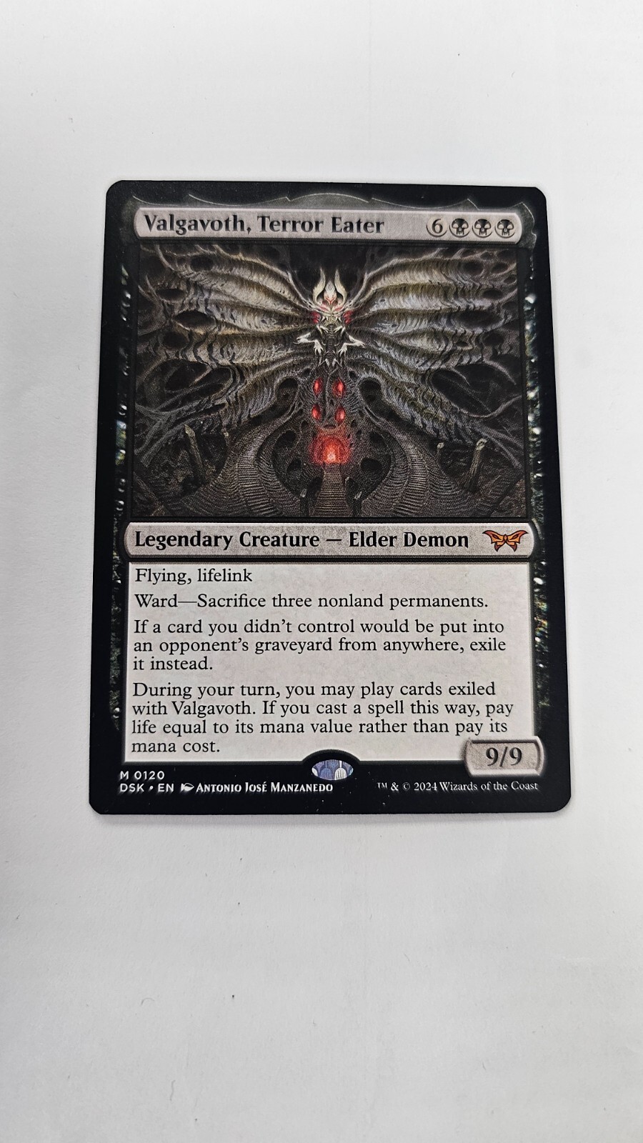 Valgavoth, Terror Eater Duskmourn: House of Horror Foil for sale online ...