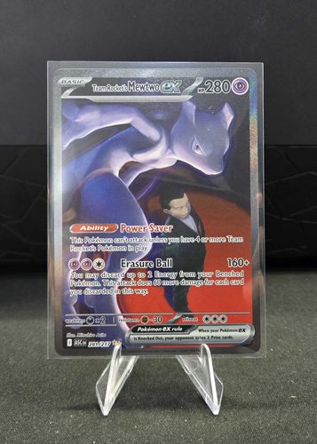 Team Rockets Mewtwo EX 281/217 SIR - Ascended Heroes Pokémon TCG | eBay
