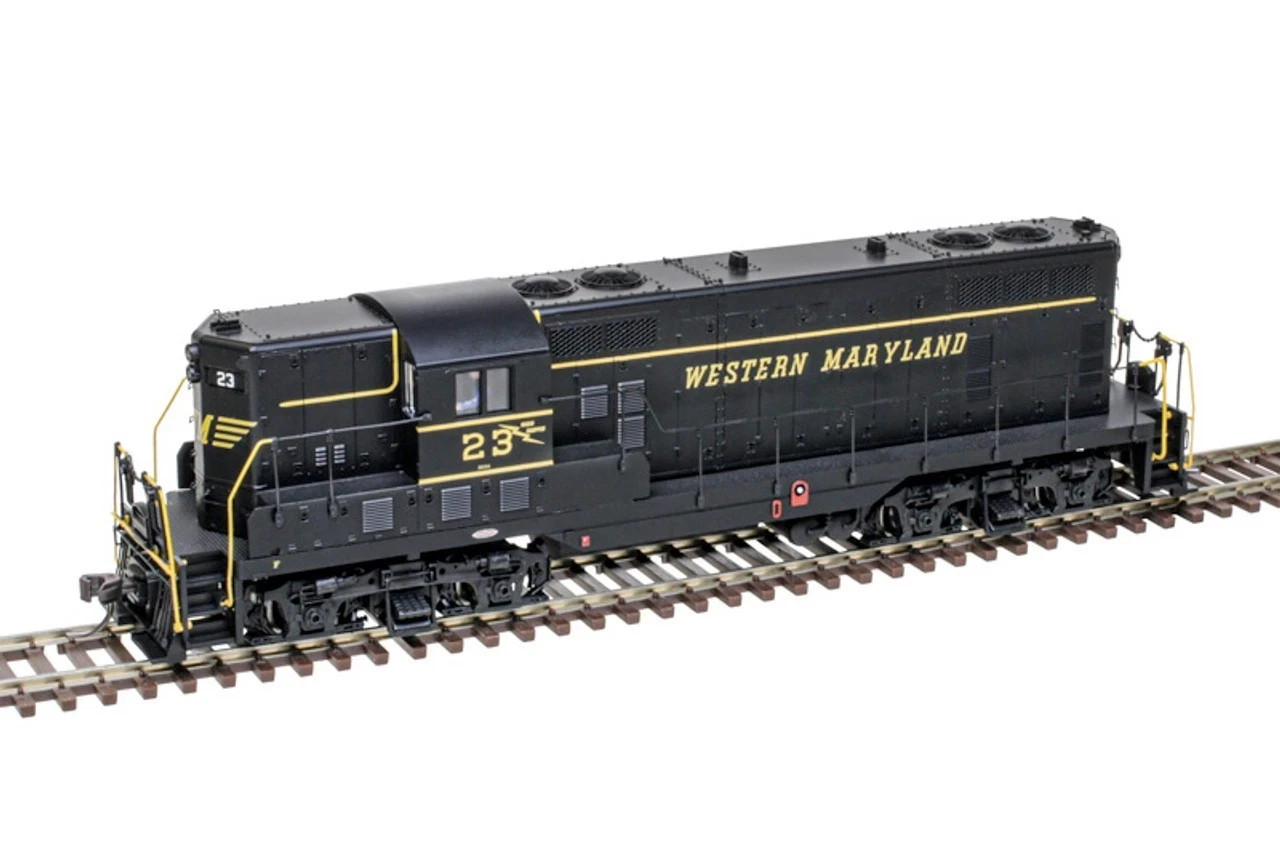 HO Atlas 10003941 Western Maryland EMD GP-7 Diesel Loco 23 Analog, DCC ...