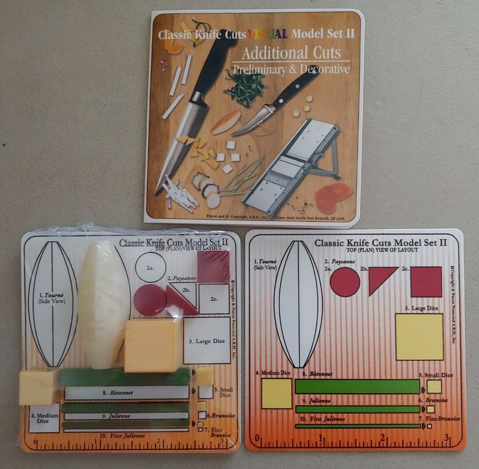 Classic Knife Cuts Visual Model Set II | eBay
