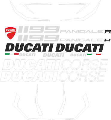 Ducati 1199R Panigale Replica DECALS Stickers Ducati 1199R Silver | eBay
