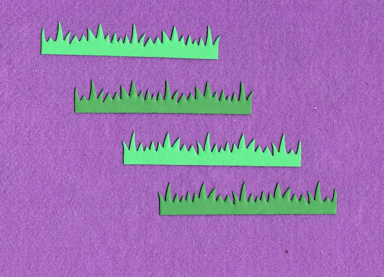 GRASS # 3 die cuts scrapbook cards | eBay