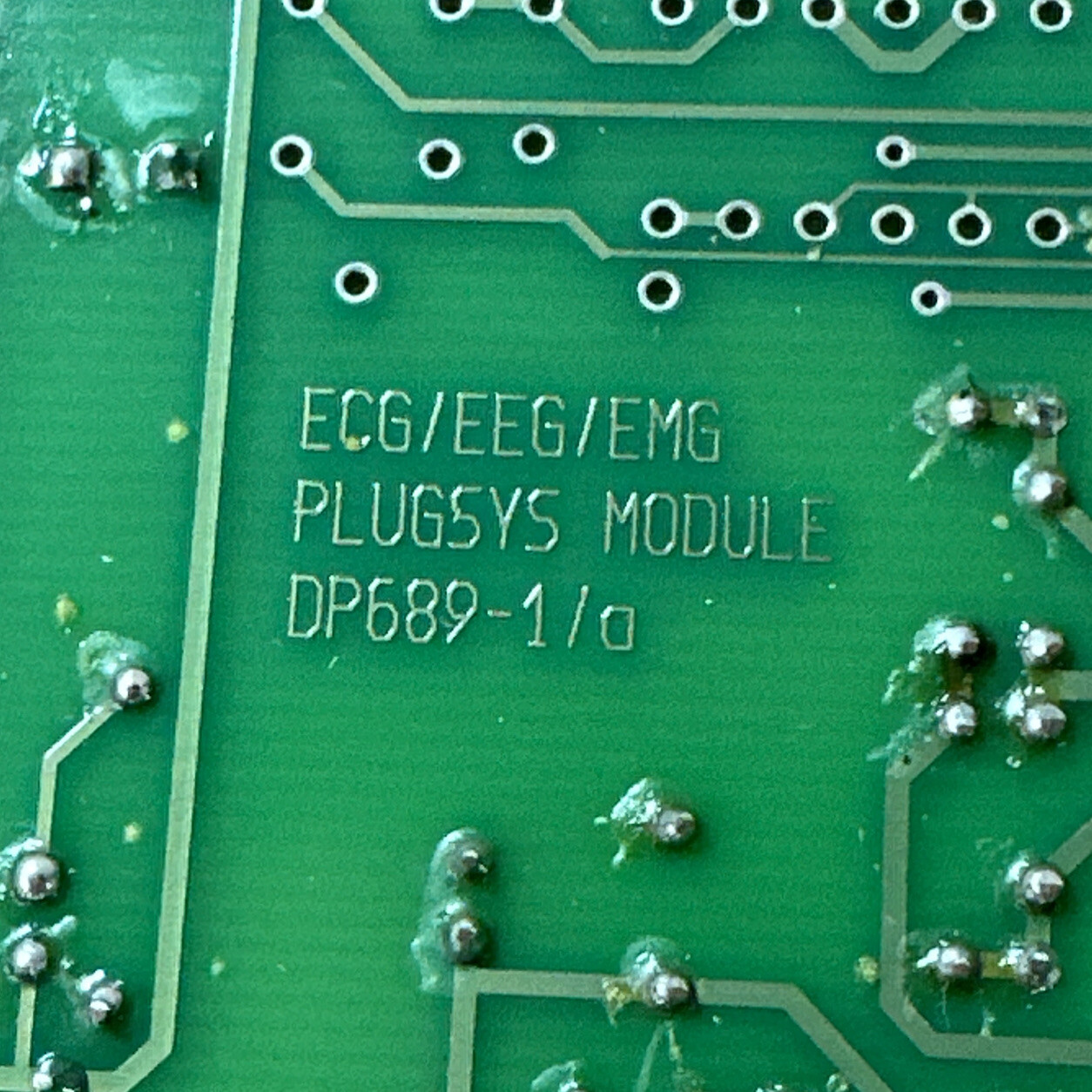 Hugo Sachs Elektronik Plugsys Type 689 ECGA ECG Amplifier DP689-1 ECG/EEG/EMG | eBay