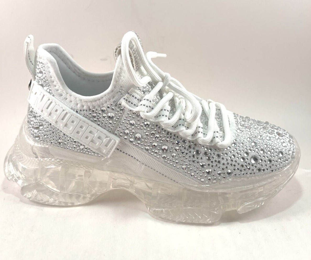 Steve Madden Maxima-R Rhinestone Fashion Slip On Sneaker Choose Sz ...