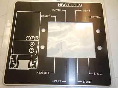 NEW HMMWV NBC Control Panel Fuses Heater ID Plate 12341621 H1 1/4 TON ...