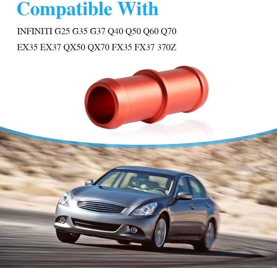 Improved Heater Hose Connector for Nissan 370Z Infiniti G35 Q50 Q70 ...