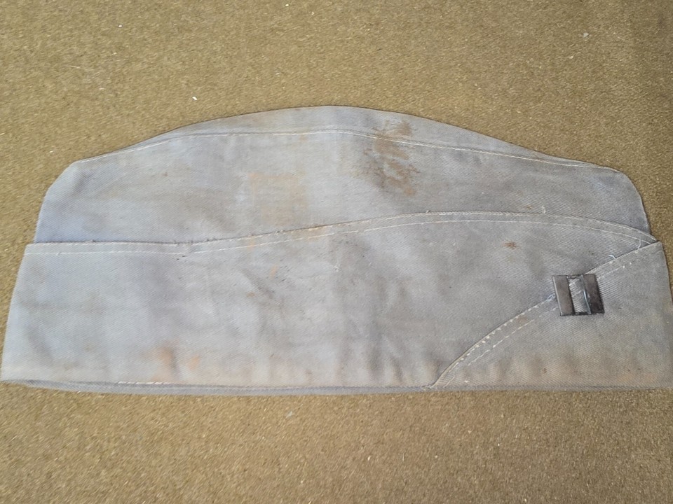 WWII US Navy Officer Garrison Cap with Eagle and Officer Rank Devices ...