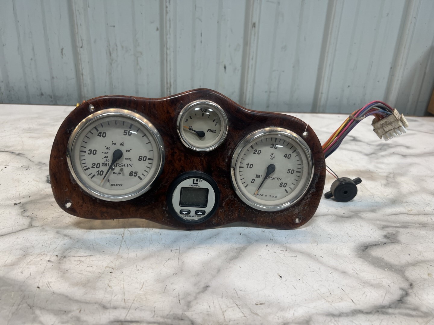 00 Larson 226 LXI Boat dash panel gauges gauge cluster | eBay