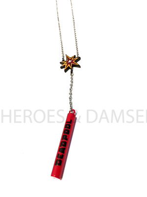 Marvel Comics DEADPOOL DYNAMITE EXPLOSION CHAIN NECKLACE SILVER ...