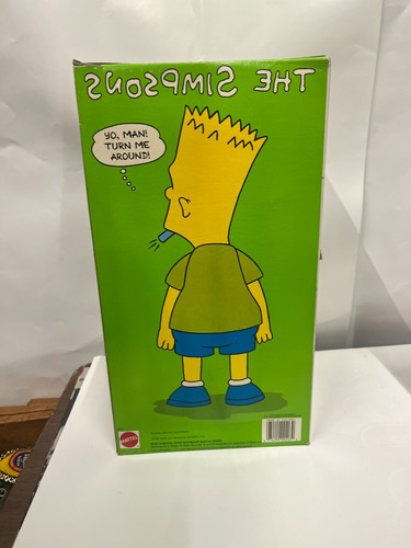 Mattel VINTAGE THE SIMPSONS “REALLY RUDE BART” 12” DOLL new in box Bart ...