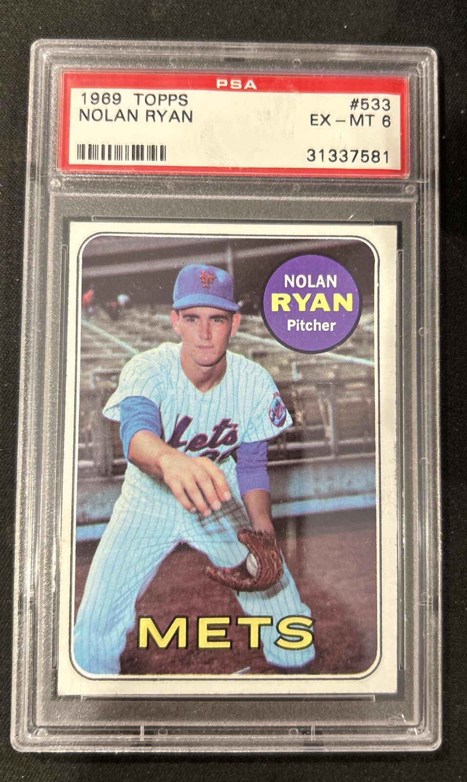 1969 TOPPS NOLAN RYAN #533 PSA 6 | eBay