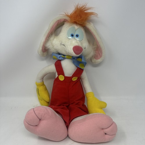Vintage 1988 Playskool Who Framed Roger Rabbit Plush Stuffed Animal 18 ...