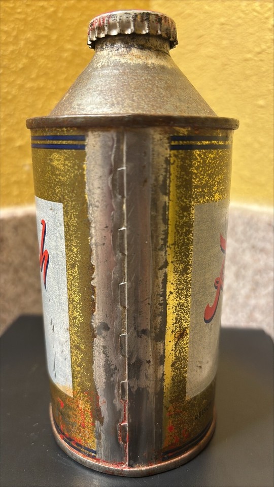 REISCH BEER Indoor empty CONE TOP BEER CAN non I.R.T.P. Springfield ...