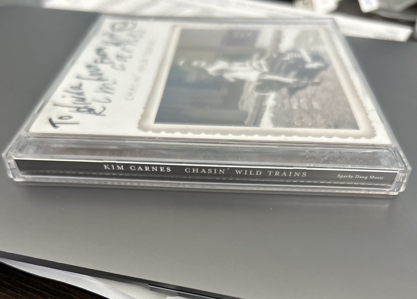 Signed CD Booklet Insert ~ KIM CARNES: CHASIN' WILD TRAINS ...