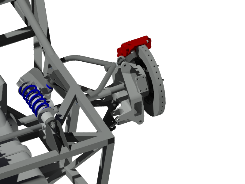 GT-40 Mid-Engine Chassis Suspension Billet Aluminum Uprights Blueprints ...