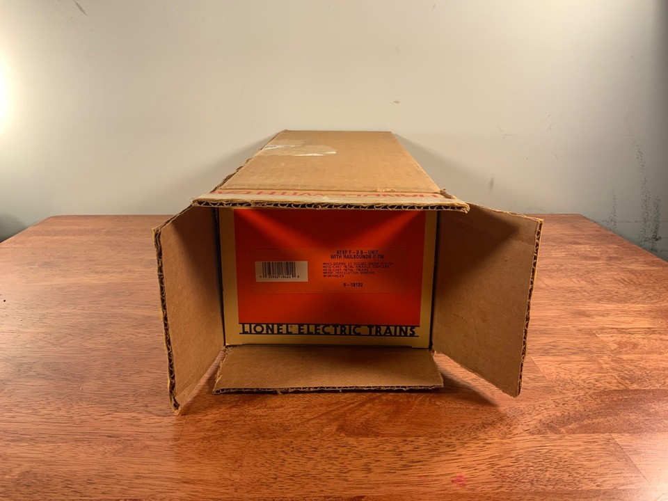 Lionel #6-18122 Santa Fe ATSF F-3 B-Unit w/Railsounds II - Blue/Yellow ...