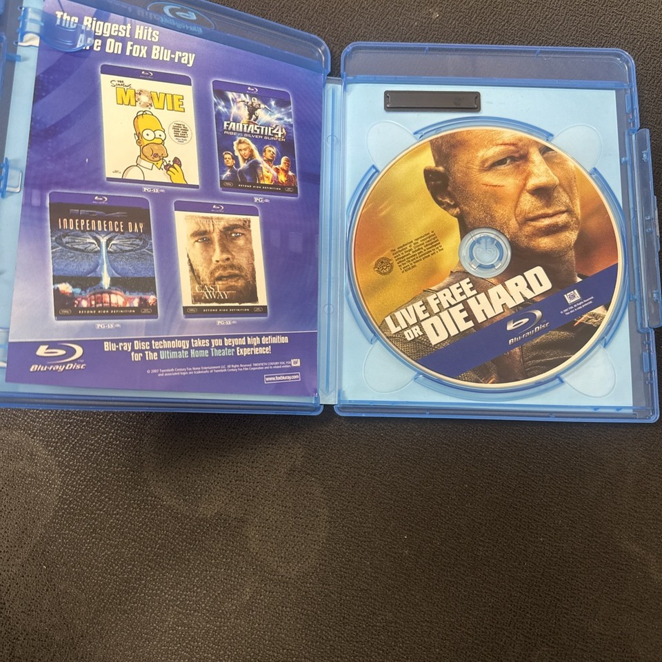 Die Hard 4: Live Free or Die Hard (Blu-ray Disc, 2009) | eBay