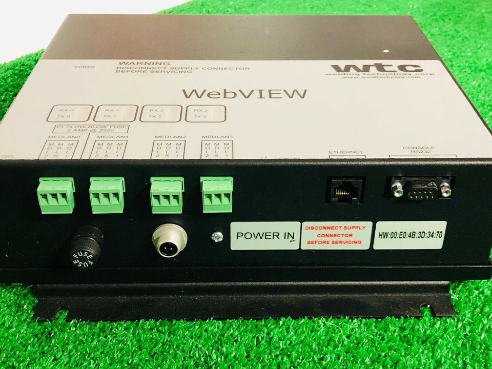 WTC Welding Technology Webview-Enet, Ethernet Terminal Control 986 ...