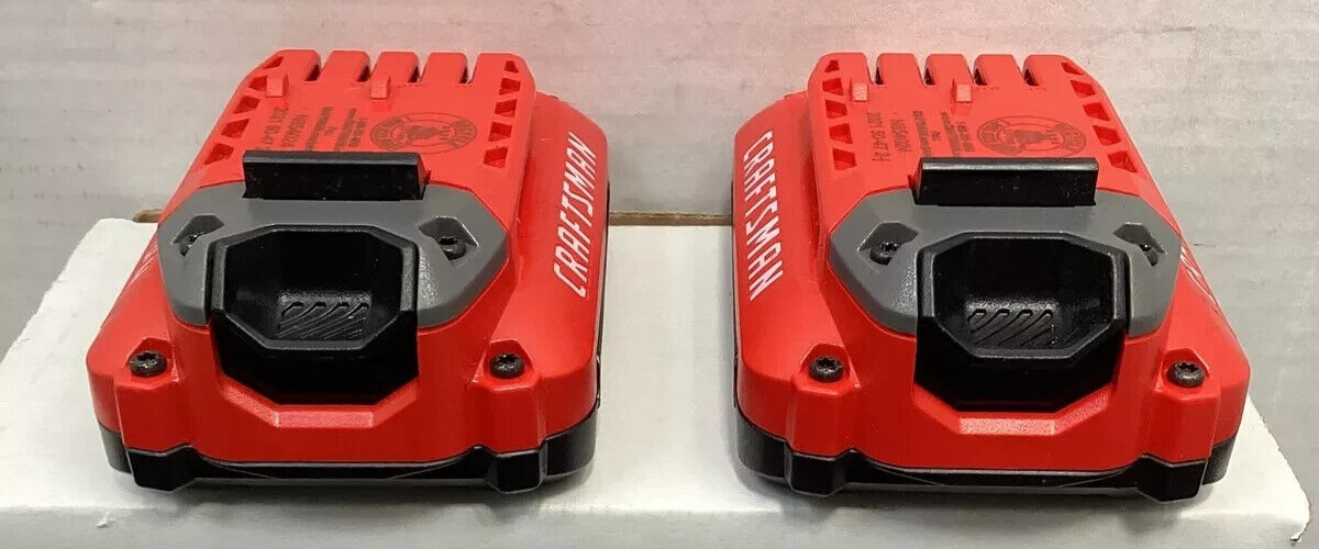 (Lot of 2 Batteries) CRAFTSMAN CMCB2011 V20 LITHIUM-ION 20V 1.5AH ...
