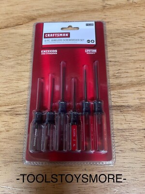 CRAFTSMAN 6 PC JEWELERS PRECISION SCREWDRIVER SET 9-41106 | eBay