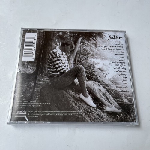 Music CD Taylor Swift - Folklore CD New Album folklore Sealed Box Set ...