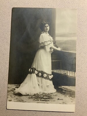 Maria Cavalieri Opera Singer RPPC Russian Real Photo Postcard #9393 | eBay
